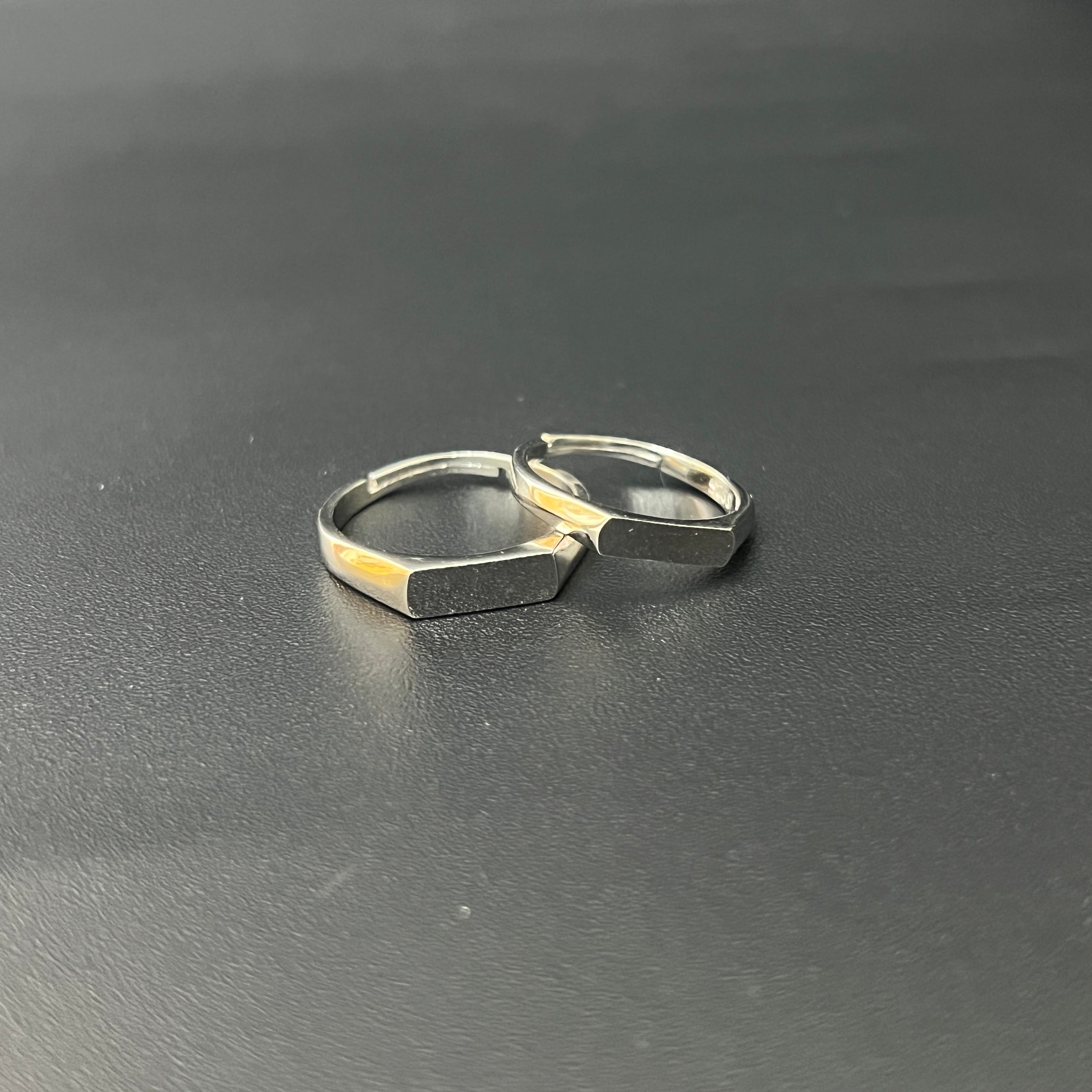 Couple rings Shadow – Silver Store Chennai